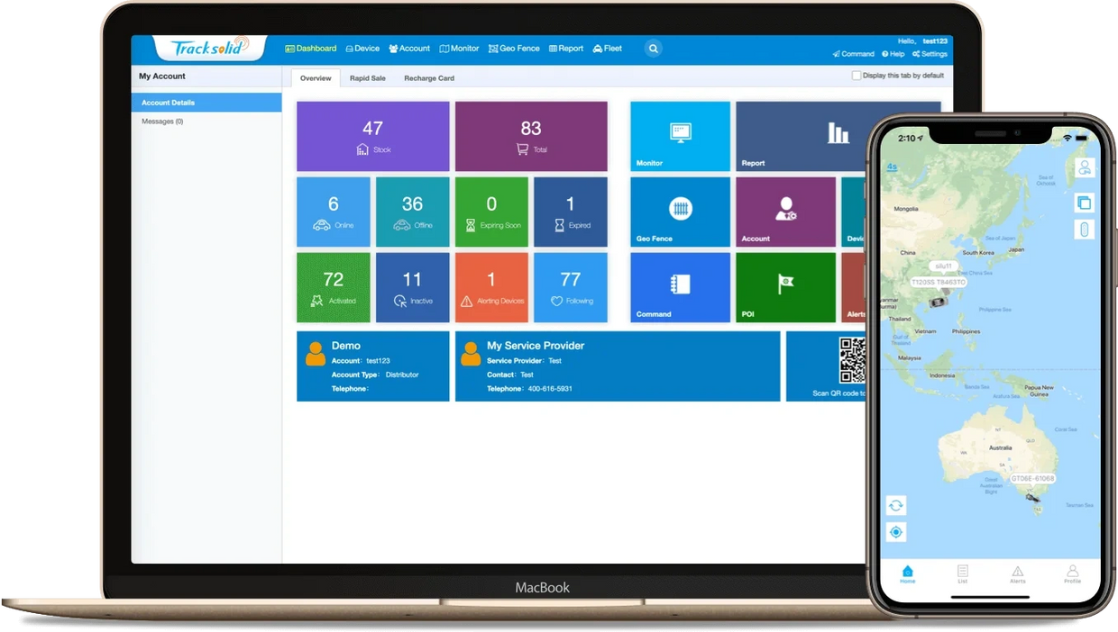 TRACKSOLID | Siempre A Un Click Tracking System